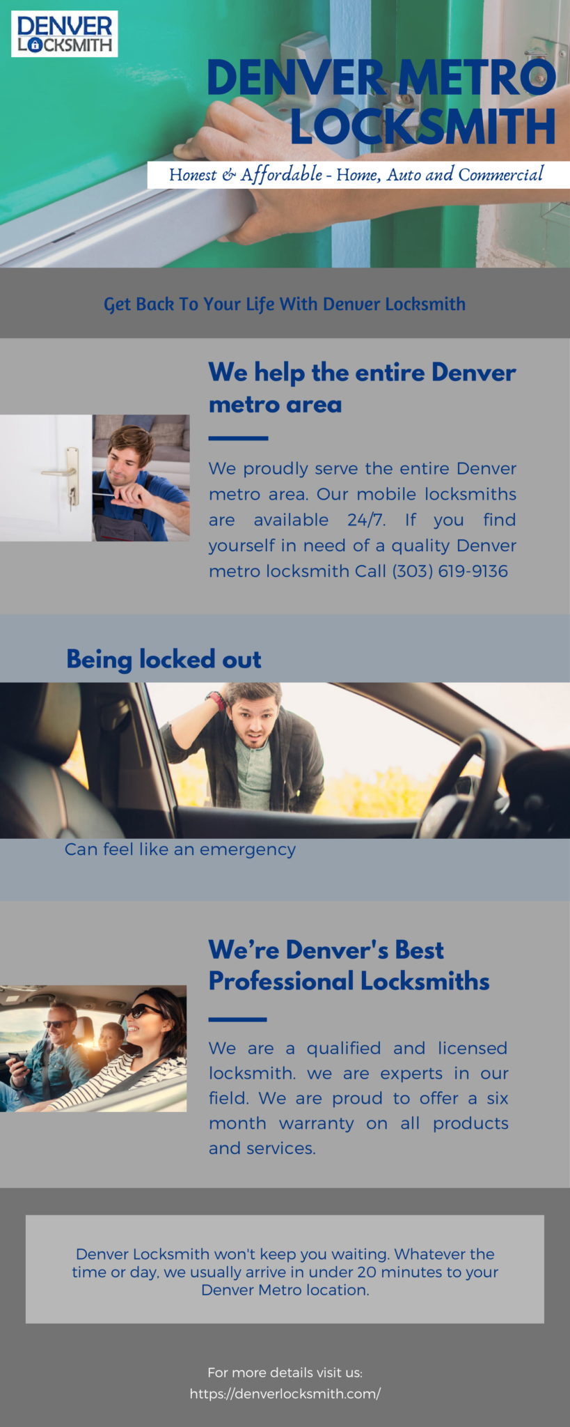 Denver Metro Locksmith Infographic - Denver Locksmith